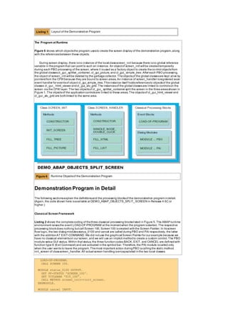Abap objects in action | PDF