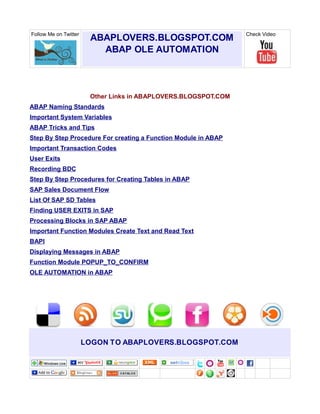 Abapoleautomation | PDF