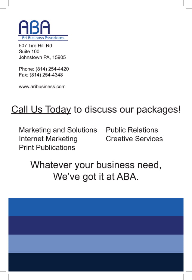 ABA Generic Direct Mail Card (Violet) | PDF