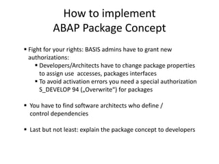 Abap package concept | PPT