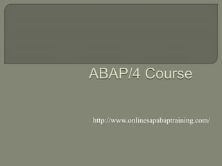 Abap ppt | PPT