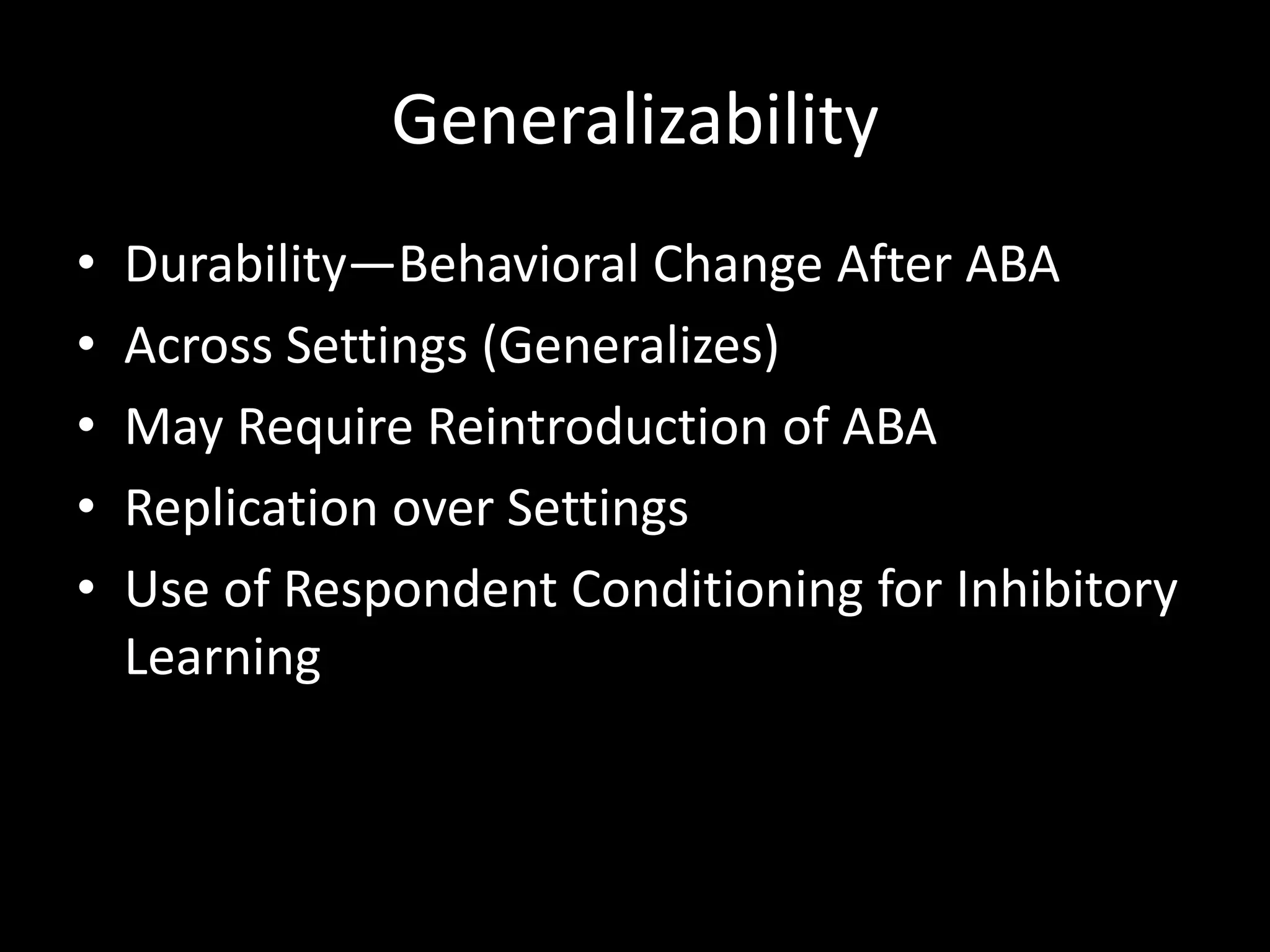 CCBT Dr Arnold on Basic Principles of Applied Behavior Analysis (ABA ...
