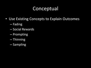 CCBT Dr Arnold on Basic Principles of Applied Behavior Analysis (ABA ...