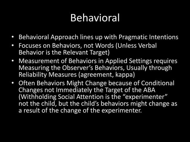 CCBT Dr Arnold on Basic Principles of Applied Behavior Analysis (ABA ...