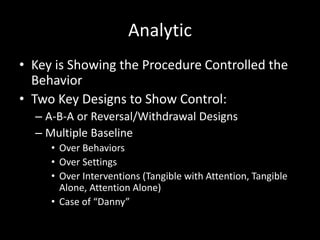 CCBT Dr Arnold on Basic Principles of Applied Behavior Analysis (ABA ...
