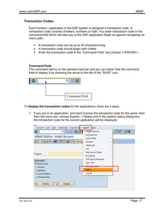 Abap sample programs 24 slides | PDF
