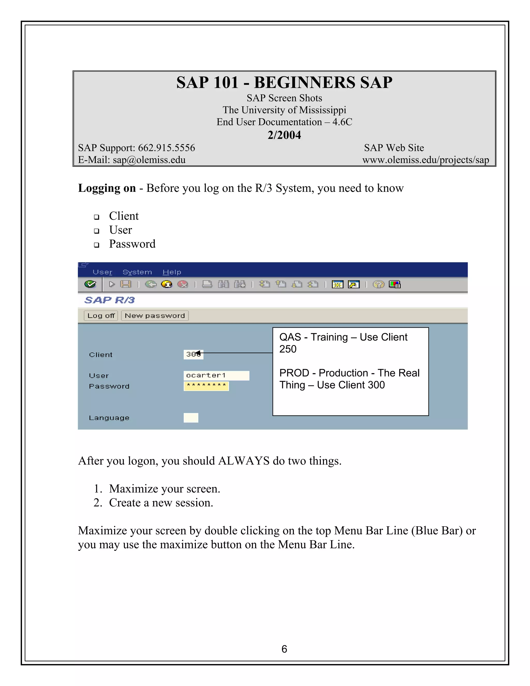 Abap sap 101_beginners_2_04 | PDF
