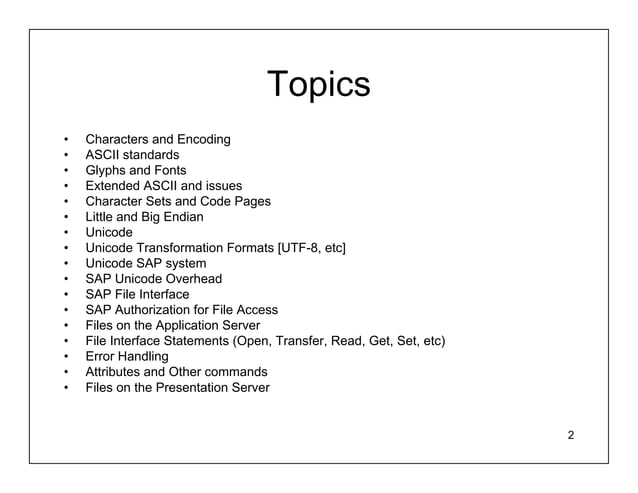 Abap slide class4 unicode-plusfiles | PPT