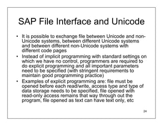 Abap slide class4 unicode-plusfiles | PPT