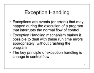 Abap slide exceptionshandling | PPT