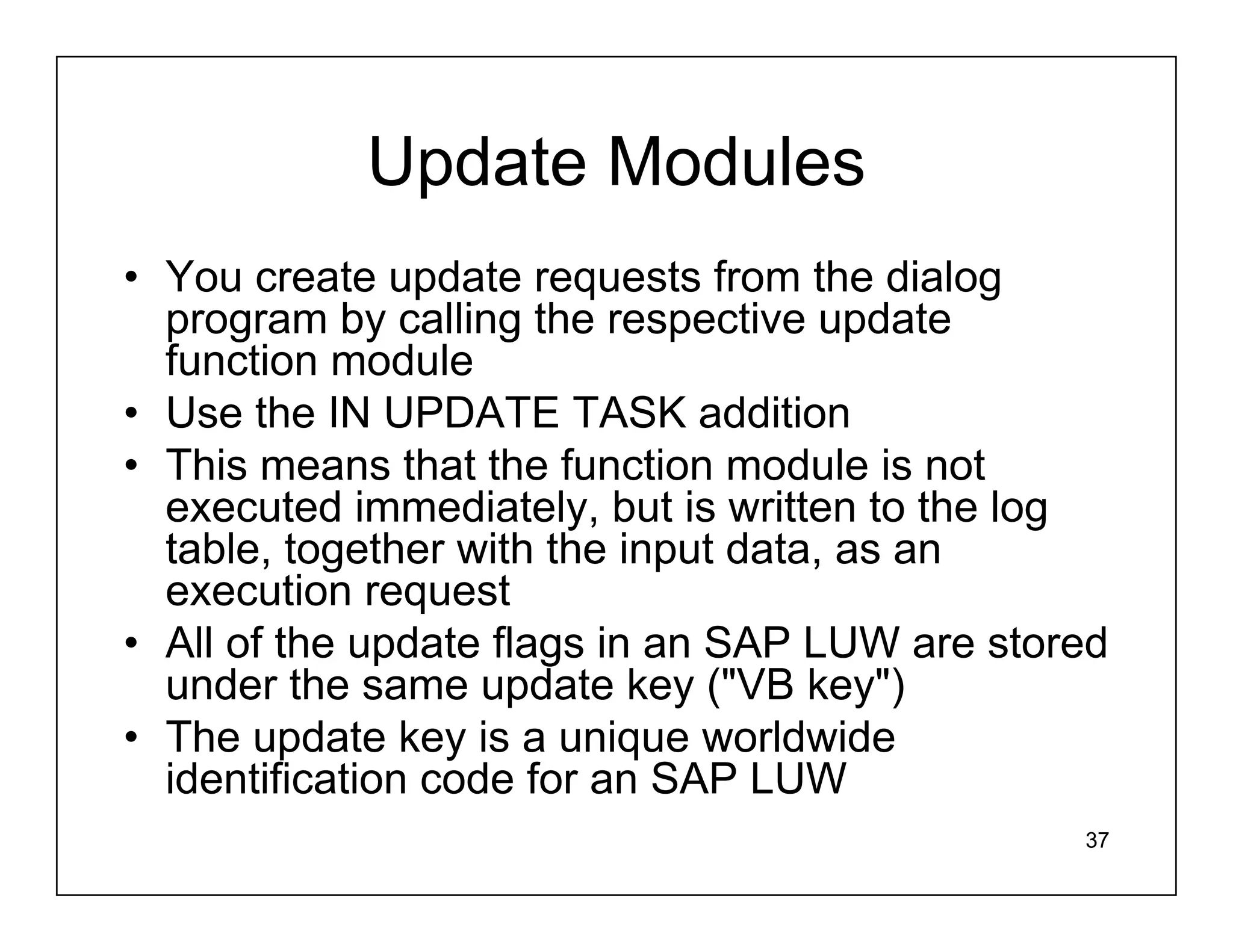 Abap slide lockenqueuedataclustersauthchecks | PDF