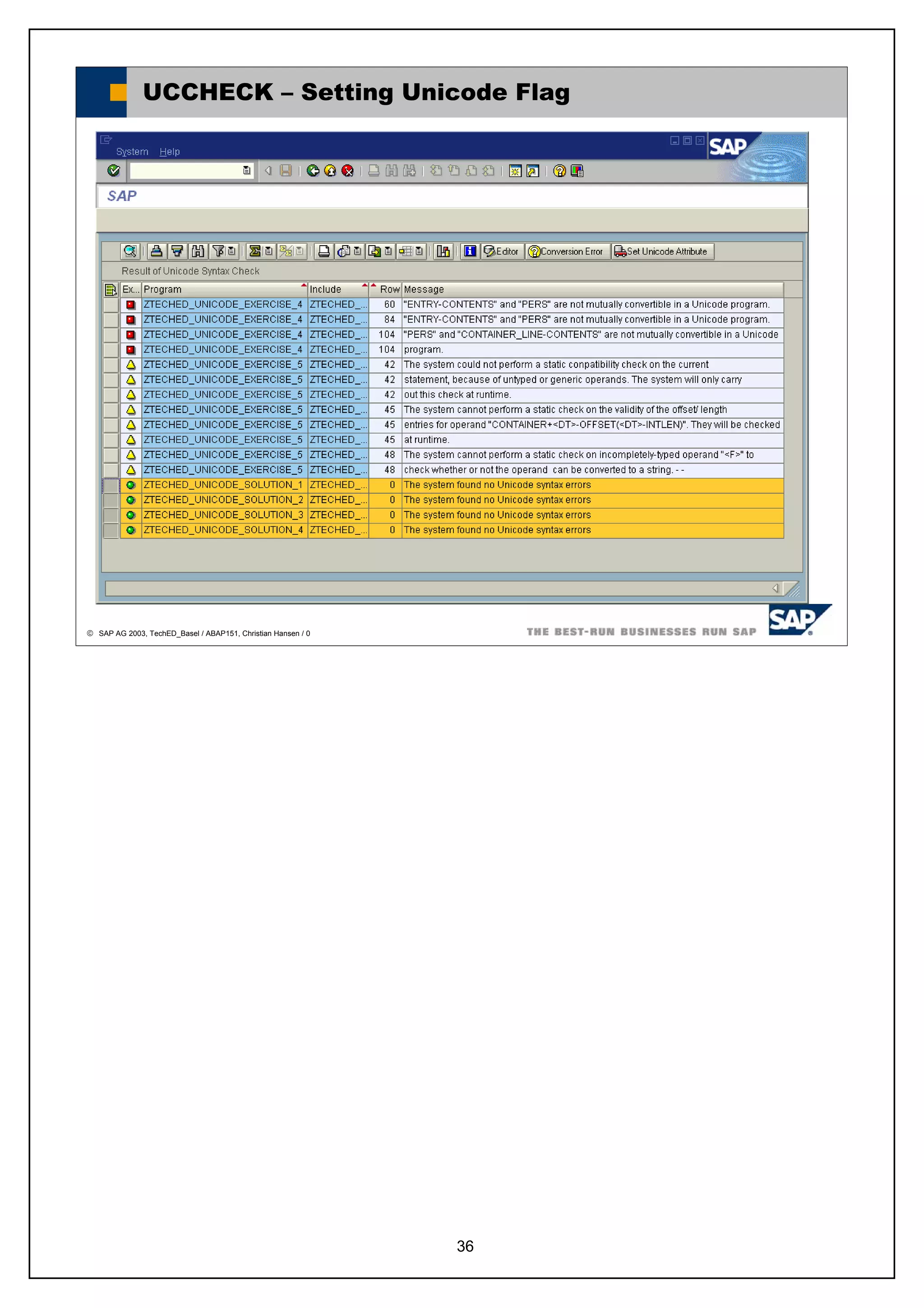 Abap Unicode Enabiling | PDF
