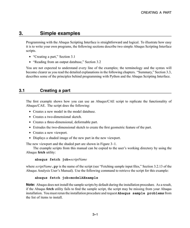 Abaqus 611 Script Manual Pdf