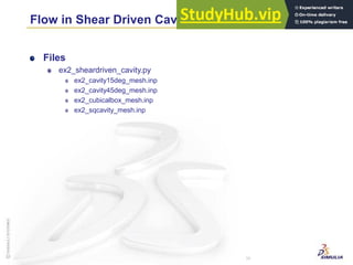 Abaqus CFD-Sample Problems | PDF