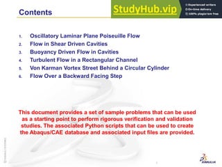Abaqus CFD-Sample Problems | PDF | Physics | Science