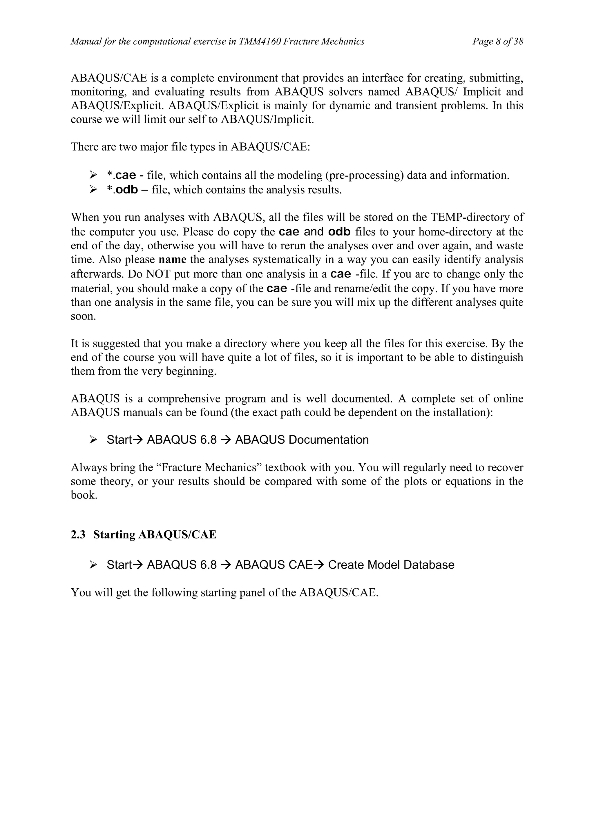 Abaqusfracture mechanics | PDF