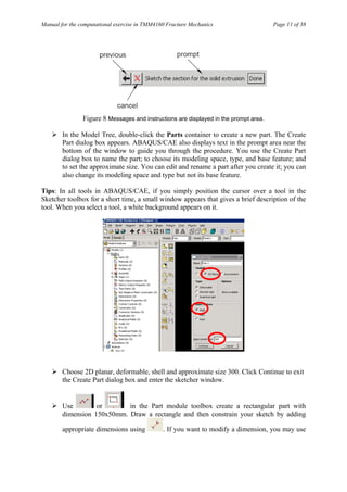 Abaqusfracture mechanics | PDF
