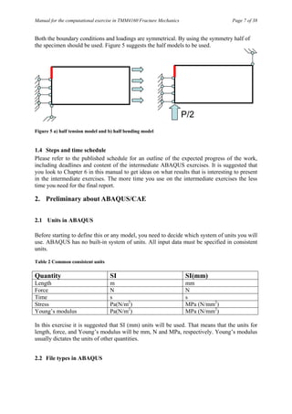 Abaqusfracture mechanics | PDF