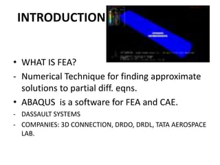 Abaqus modelling and_analysis | PPT