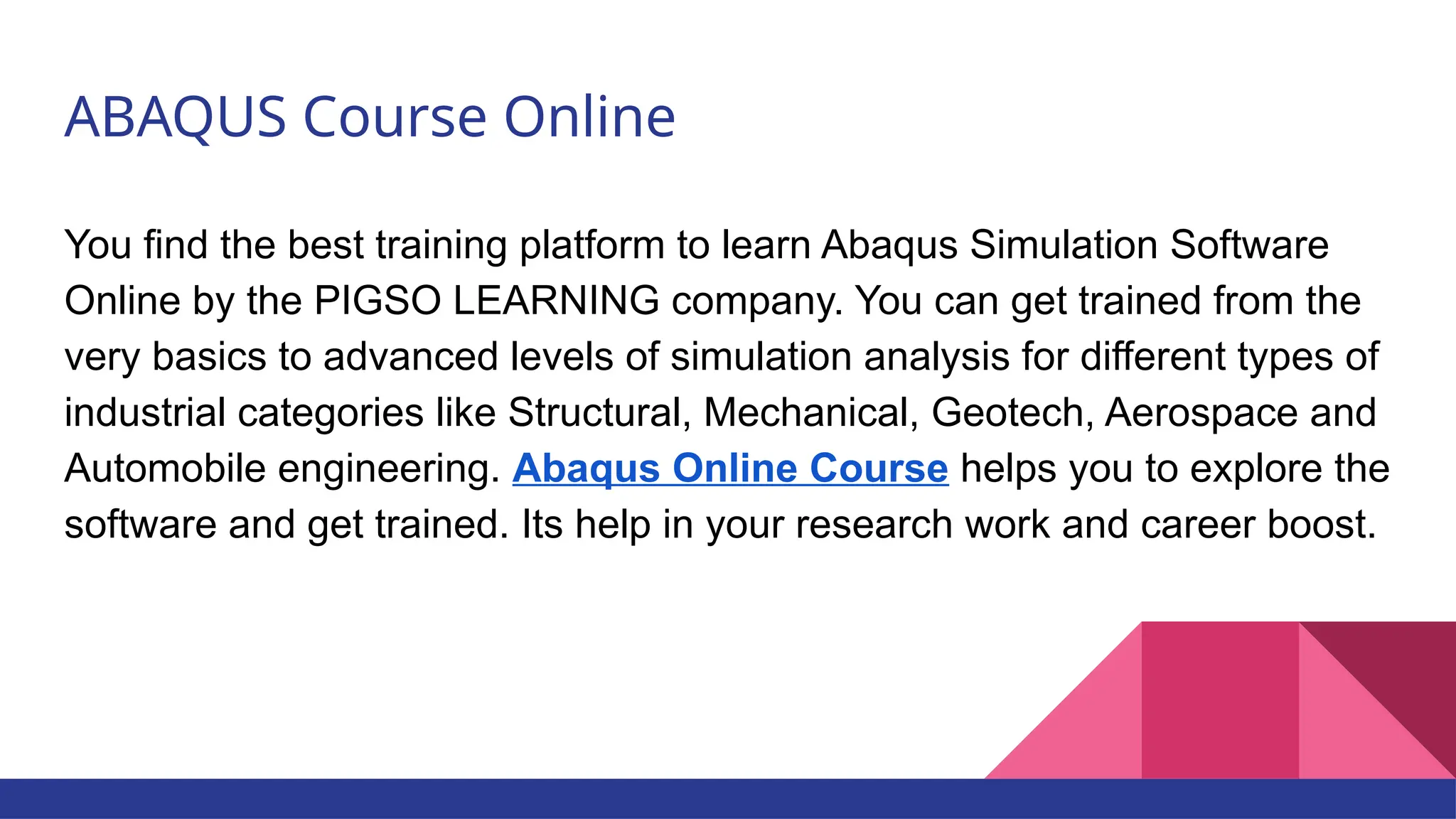 Abaqus Software Finite Element Analysis Pptx