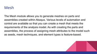ABAQUS Software – Finite Element Analysis.pptx
