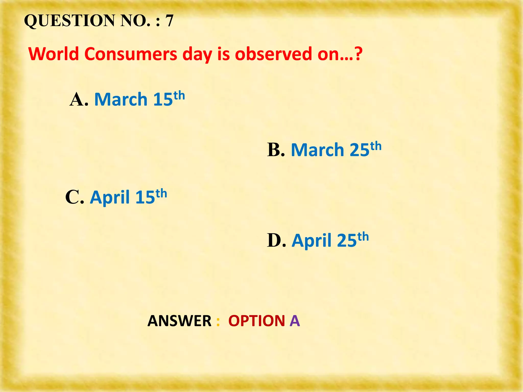 A basic commerce quiz 75 | PPSX