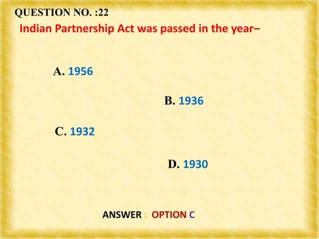 A basic commerce quiz 75 | PPSX | Business Accounting & Finance | Business