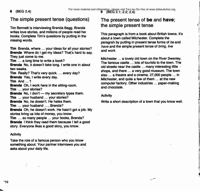 A basic english grammar exercises | PPT