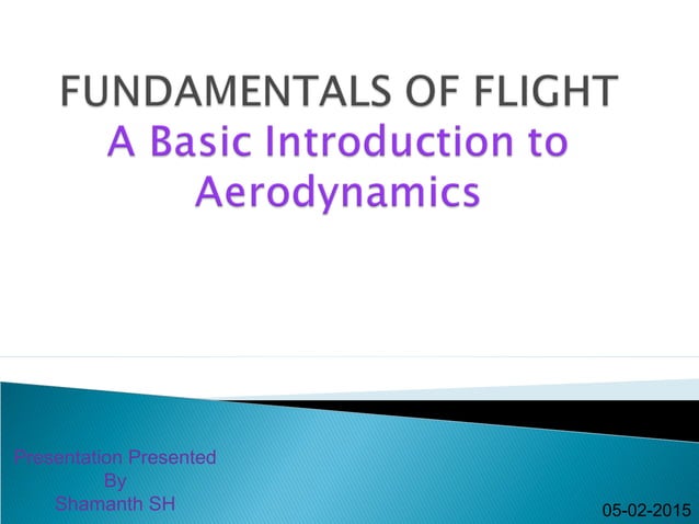 A basic introduction to aerodynamics | PPT | Physics | Science