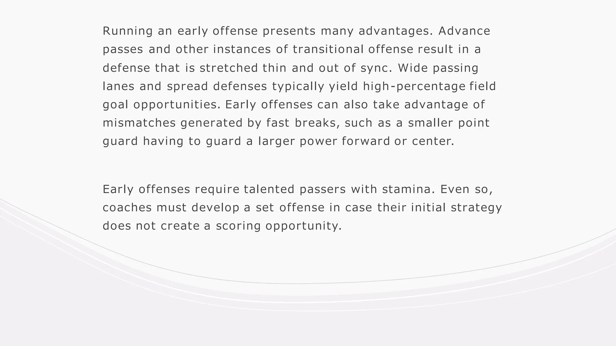 A Basic Introduction to Offensive Strategy in Basketball | PDF