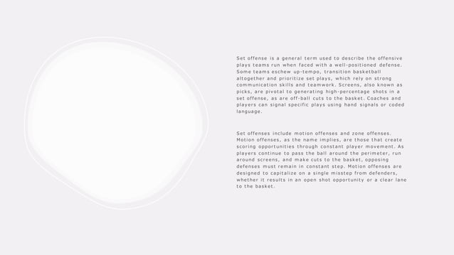 A Basic Introduction to Offensive Strategy in Basketball | PPT