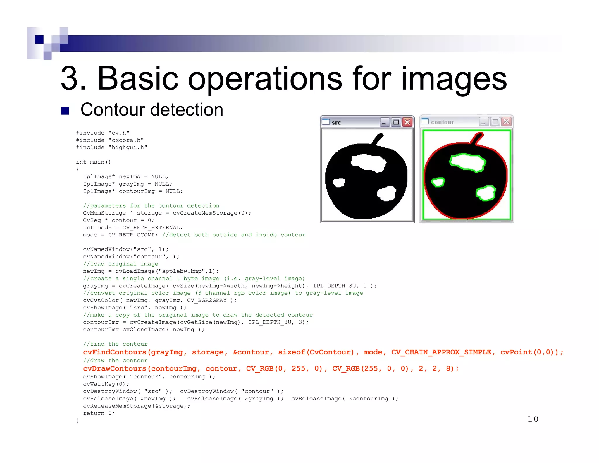 A basic introduction to open cv for image processing | PDF