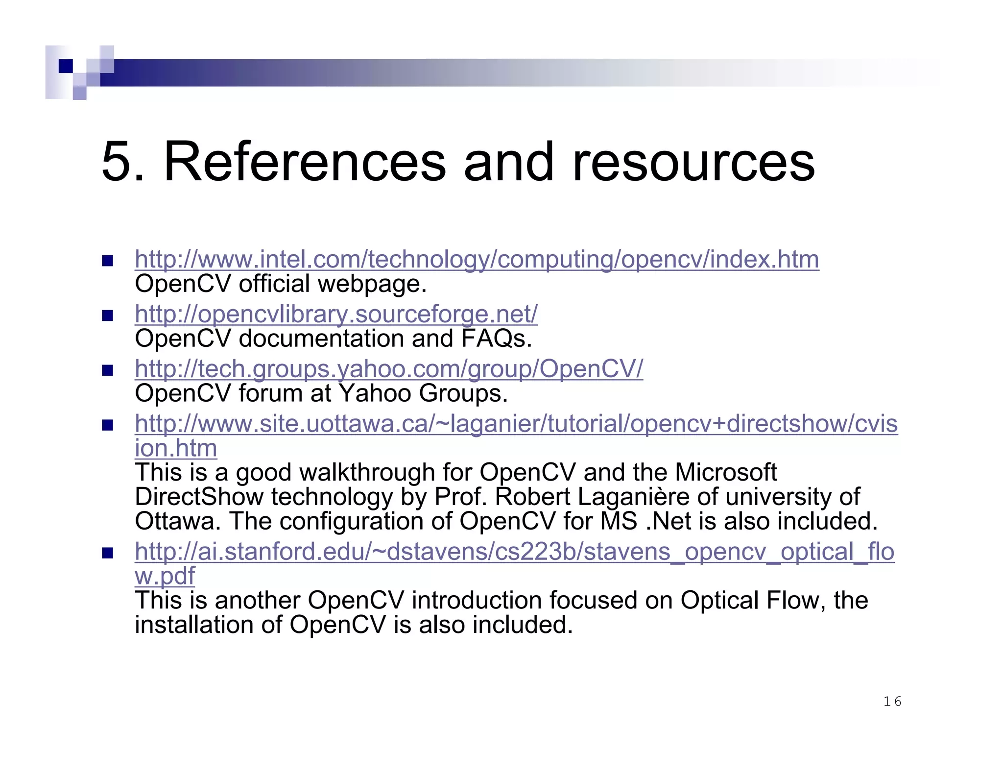 A basic introduction to open cv for image processing | PDF