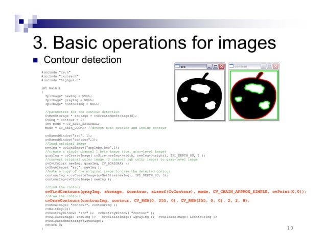 A basic introduction to open cv for image processing | PDF