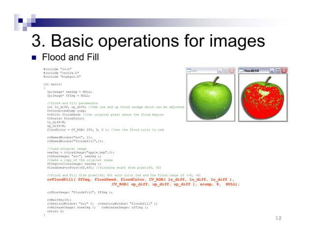 A basic introduction to open cv for image processing | PDF