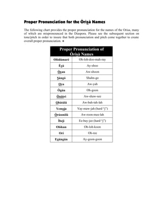 A basic introduction to the yorùbá language | PDF