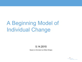 A basic model of individual change1 | PPTX