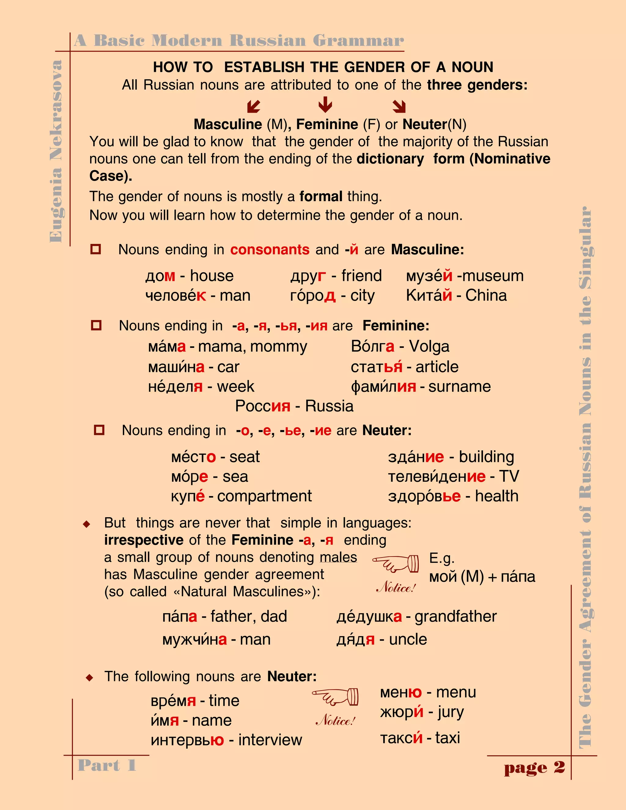 Russian Language | PDF