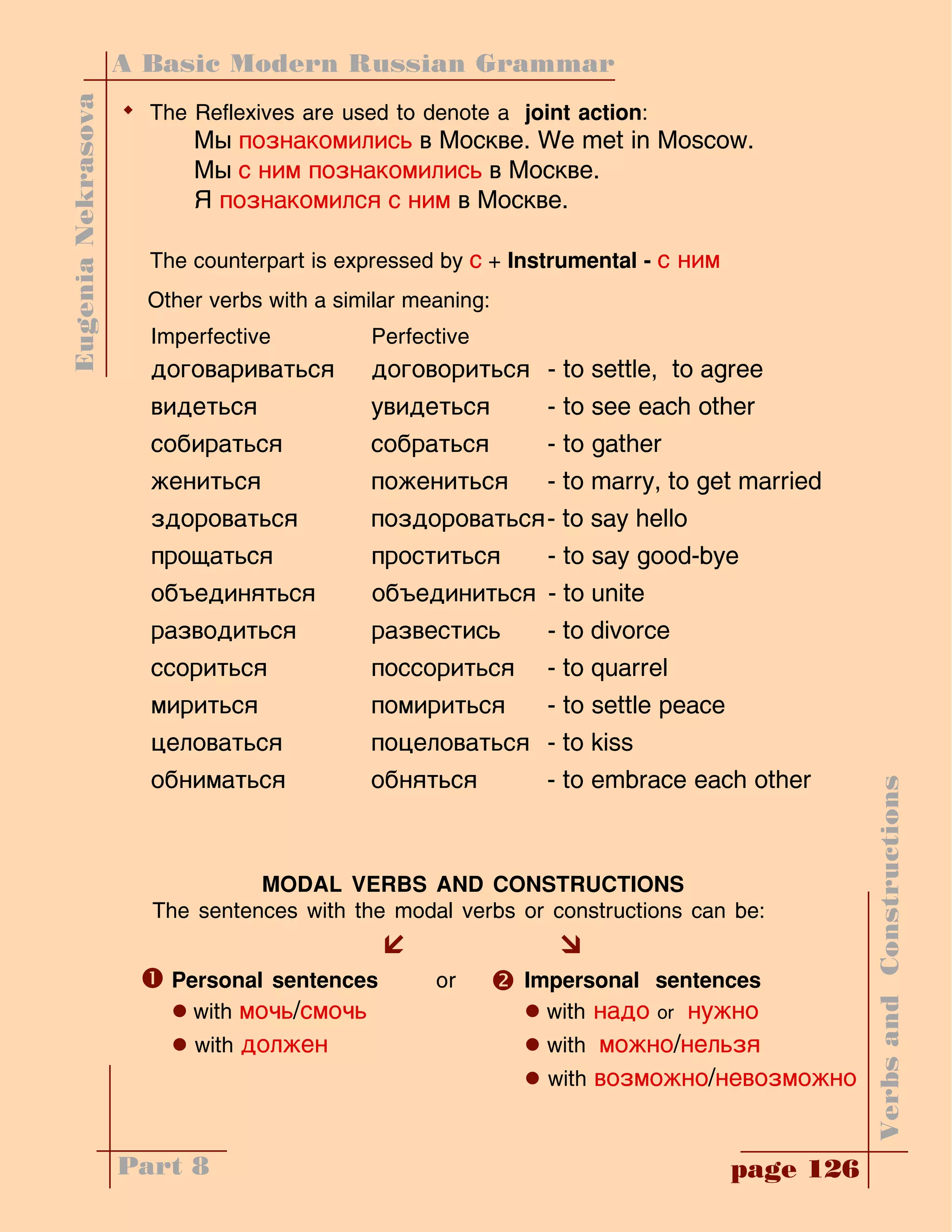A Basic Modern Russian Grammar | PDF