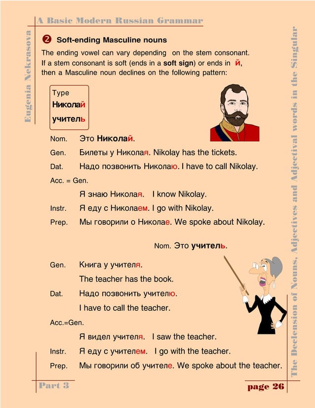 A Basic Modern Russian Grammar | PDF