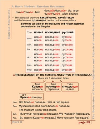 A Basic Modern Russian Grammar | PDF