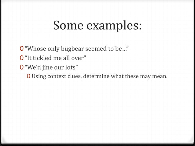 A basic overview of eye dialect | PPT