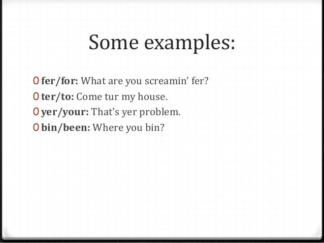 A basic overview of eye dialect