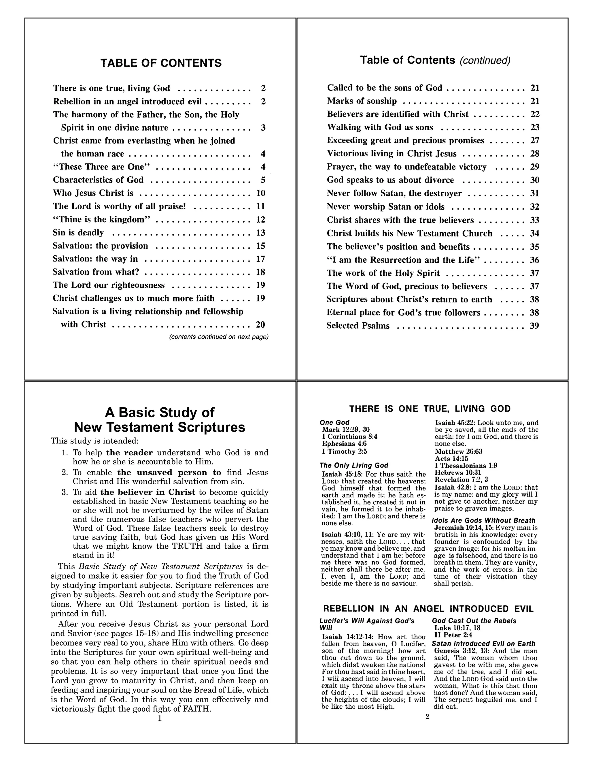 A basic study of new testament scriptures english | PDF