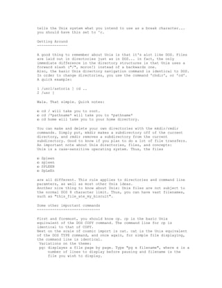 A basic unix overview(2) | PDF