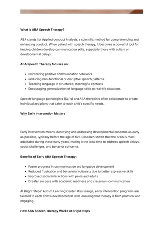 Aba Speech Therapy in Mississauga| Bright steps.pdf