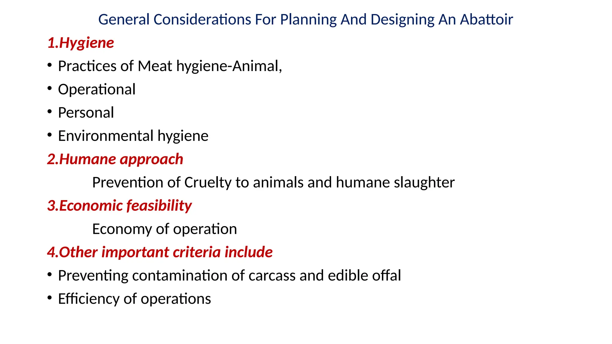 Abattoir practices and animal byproducts technology class 2 | PPTX