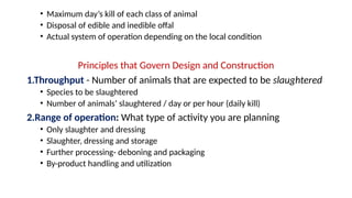 Abattoir practices and animal byproducts technology class 2 | PPTX