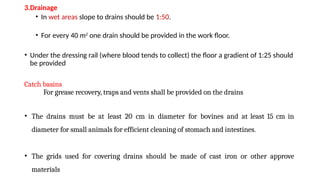 General layout and facilities required for a slaughter house - B.V.Sc ...