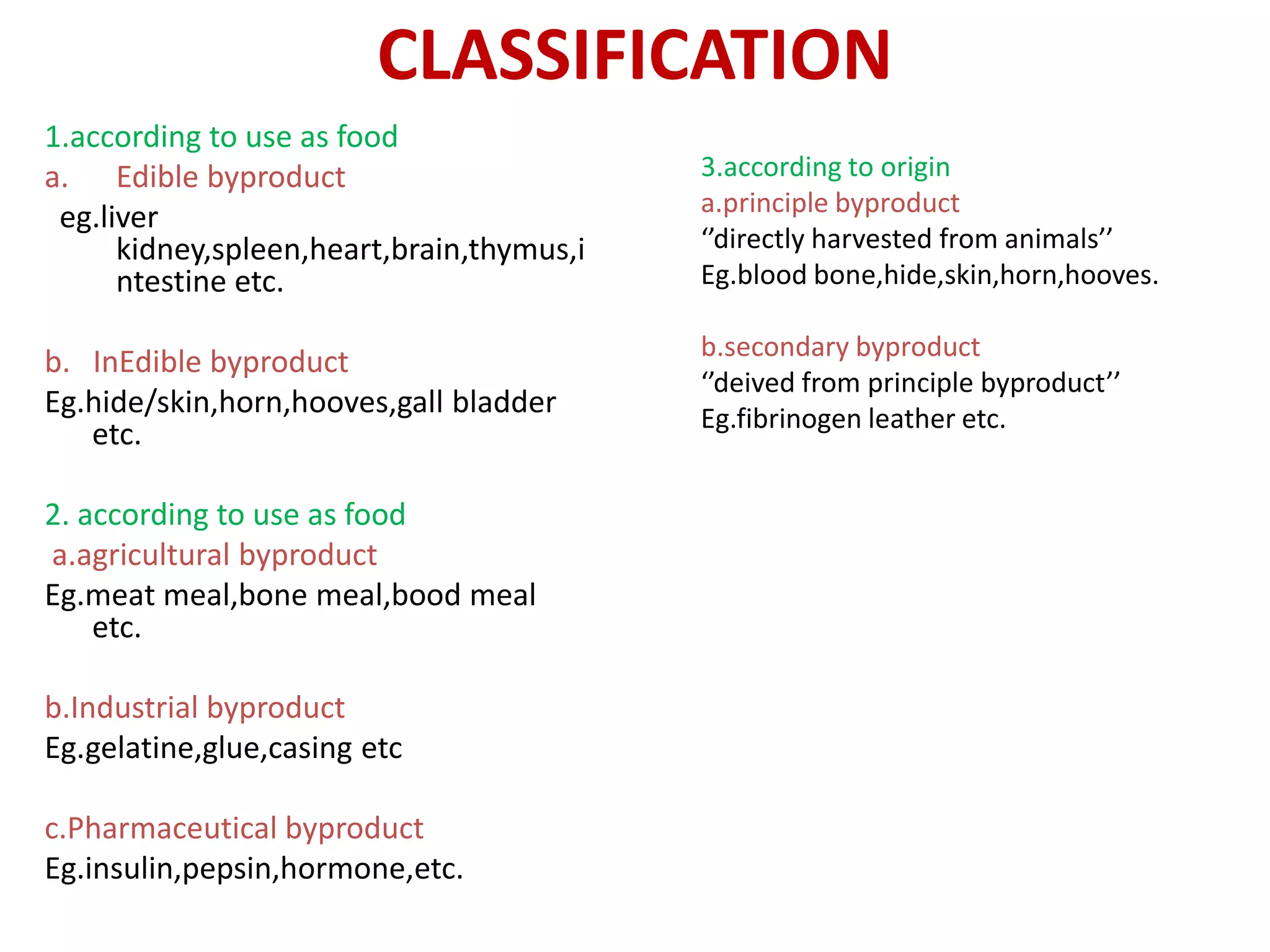 Abattoir byproduct blood meal and bone meal | PPTX